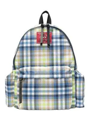 VIVIENNE WESTWOOD Tartan Pattern Backpack - Blue
