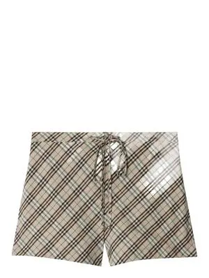 Burberry BURBERRY Plaid Cotton Shorts Multicolor