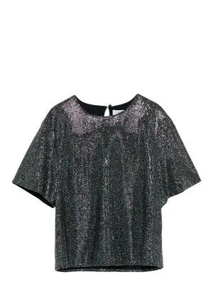 Giuseppe Di Morabito Embellished Viscose T-shirt - Multicolor