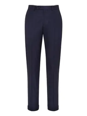 Brunello Cucinelli BRUNELLO CUCINELLI Tailored Trousers With Puppytooth Pattern Blue