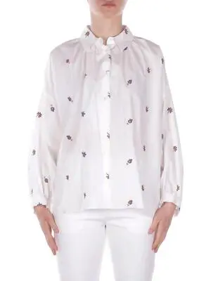 Max Mara Embroidered Shirt - White