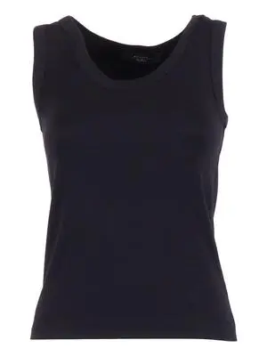 Max Mara Ribbed Tank Top - Black