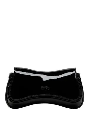 DIESEL® Play Clutch Shiny Leather Shoulder Bag - Multicolor