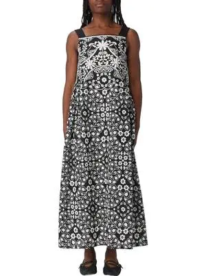 Max Mara Printed Dress - Black