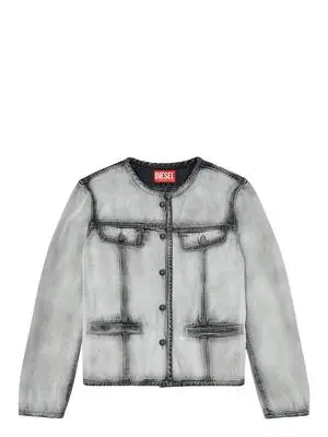 DIESEL® DIESEL De-Grafy-FSI Cotton And Lyocell Jacket Multicolor