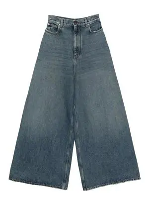 Balenciaga BALENCIAGA Wide-Leg Denim Jeans Blue