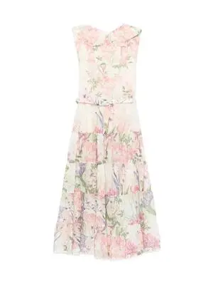 Charo Ruiz Ibiza Danny" Long Cotton Dress - Multicolor