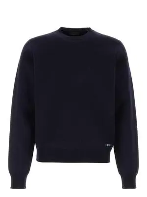 Prada Fine Knit Crewneck Pullover - Blue