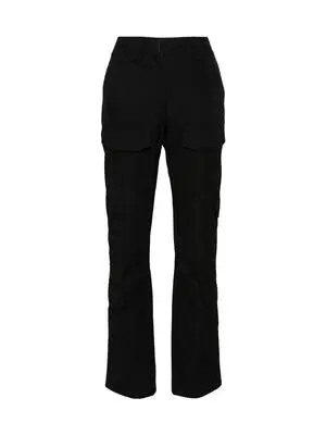 Givenchy Black Cotton Cargo Pants - Multicolor