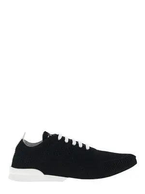 Kiton Knitwear Lace-up Sneakers - Black