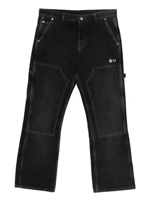 Off-White Gothic Ow Flare Carpenter Jeans - Multicolor