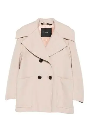 Max Mara Max Mara Atelier Cashmere Double-Breasted Jacket Multicolor