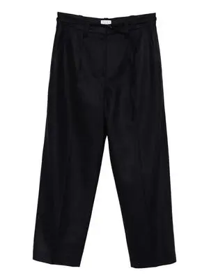 Brunello Cucinelli Wool Pleated Trousers - Multicolor