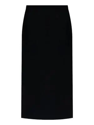Givenchy Black Viscose Midi Skirt - Multicolor