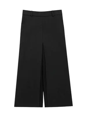 Saint Laurent Wool Cropped Trousers - Multicolor