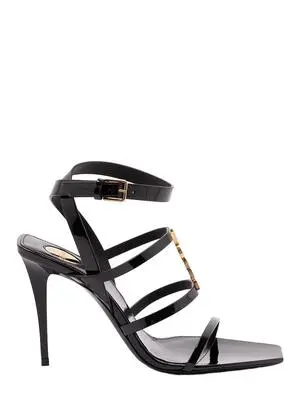 Saint Laurent SAINT LAURENT Cassandra Heeled Sandals Multicolor