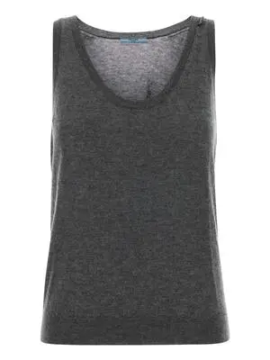 Prada Grey Cashmere Sweater - Gray