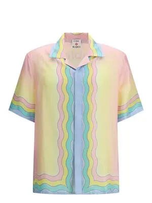 Casablanca All-over Monogram Jacquard Pattern Polo Shirt - Multicolor