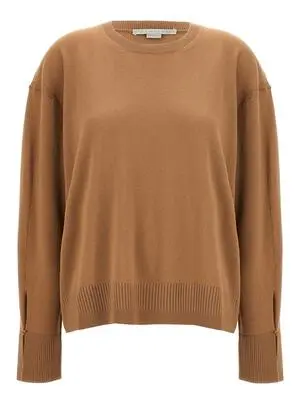 STELLA MCCARTNEY Stella McCartney Iconic Wool Sweater With Gold Metal Detail