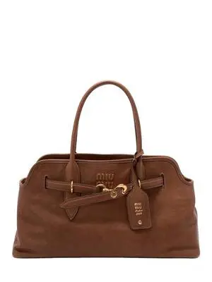Miu Miu Nappa Leather Tote Bag - Multicolor