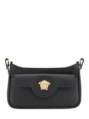 Versace Mini Medusa Shoulder Bag - Black