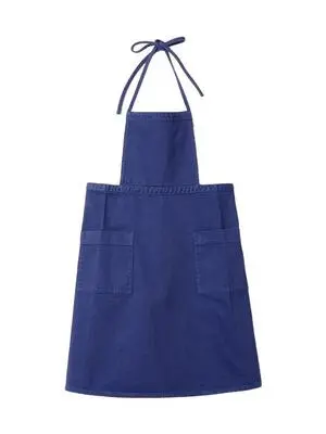 Miu Miu Cotton Patch Pockets Garment-dyed Top - Blue