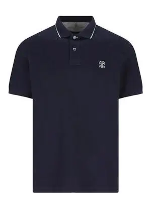 Brunello Cucinelli Polo Shirts - Blue