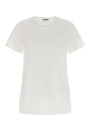 MONCLER MONCLER Slim Fit Cotton T-Shirt With Logo Patch