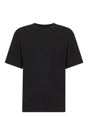Dries Van Noten Dries Van Noten Men Black Cotton Jersey Oversized T-Shirt Multicolor