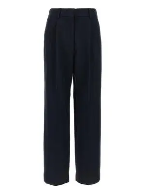 BLAZÉ MILANO Sharewood" High-waisted Trousers - Blue