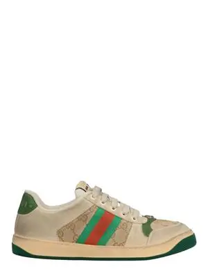 Gucci Gg Canvas & Leather Sneakers - Multicolor