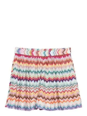 Missoni Pleated Zigzag Shorts - Multicolor
