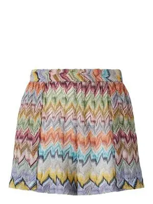 Missoni Pleated Zigzag Shorts - Multicolor