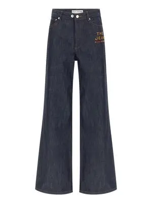 A.p.c. X Marc Jacobs Capsule "the Jean" Wide Leg Jeans - Blue