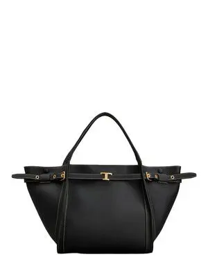 TOD'S Hammered Leather Tote Bag - Multicolor