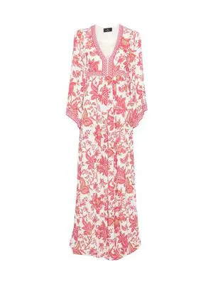 Etro Printed Maxi Dress - Multicolor