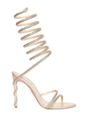 Rene Caovilla Beige Margot 105 Jeweled Sandals - Multicolor