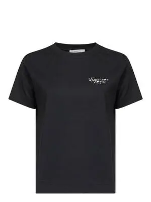 Givenchy Black Stamp Print T-shirt - Multicolor