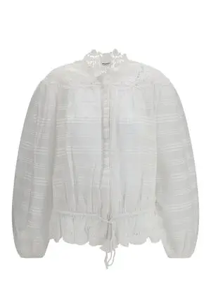 Isabel Marant Étoile Polly Embroidered Blouse - White