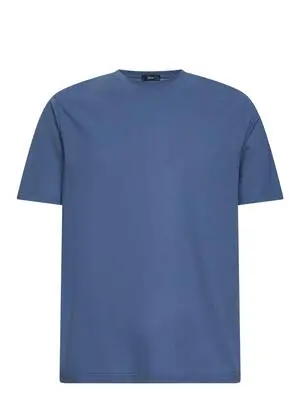 Herno Blue Lightweight Crepe Voile Jersey T-shirt - Multicolor