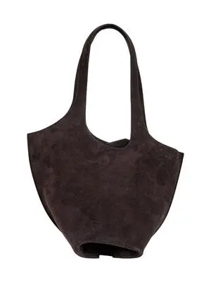 Attico Suede Shoulder Bag - Brown