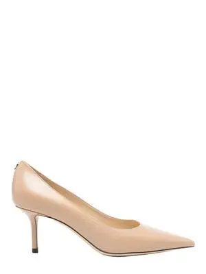 JIMMY CHOO Pointed Toe Pumps - Cream