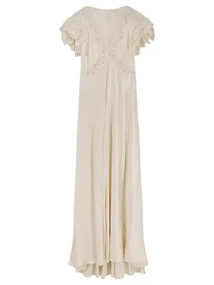 Alberta Ferretti Viscose Long Dress - Multicolor