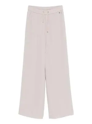 Herno HERNO High-Waisted Trousers Cream