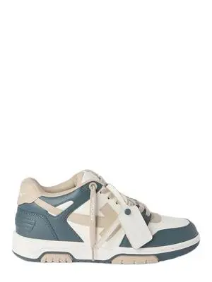 Off-White Low-top Trainers With Arrow Motif - Green