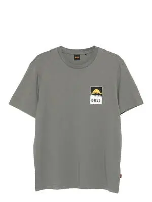 BOSS Grey T-shirts & Vests T-shirts - Gray