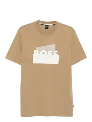 BOSS Neutrals T-shirts & Vests T-shirts - Cream