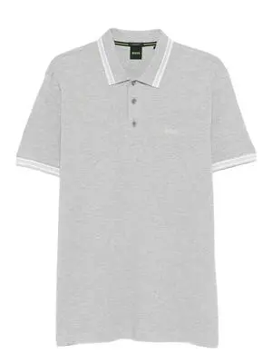 BOSS Grey Polo Shirts - Gray