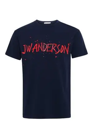 JW Anderson Jw Anderson Men Circular T-Shirt Multicolor
