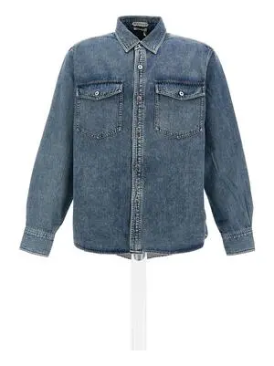 JW Anderson Oversized Denim Shirt - Multicolor